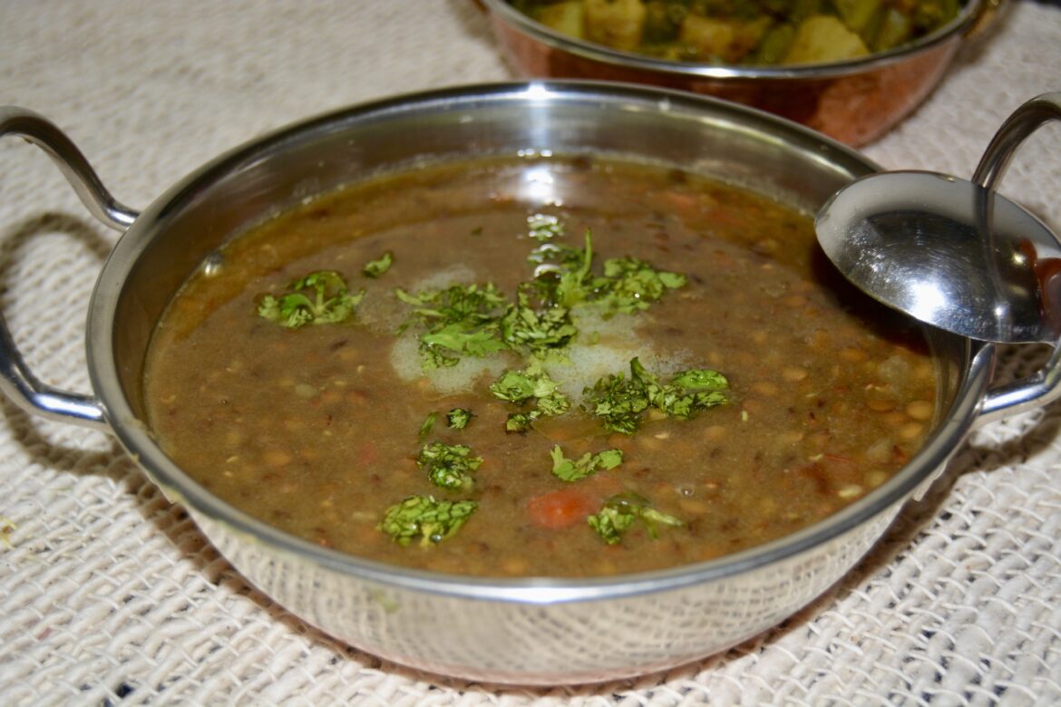 Kala Masoor Dal (Red Lentil Whole Dal) | The Indian Foodie
